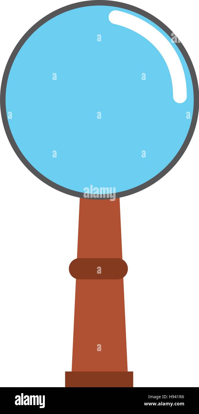 Magnifying glass lupe Stock Vector Image & Art - Alamy