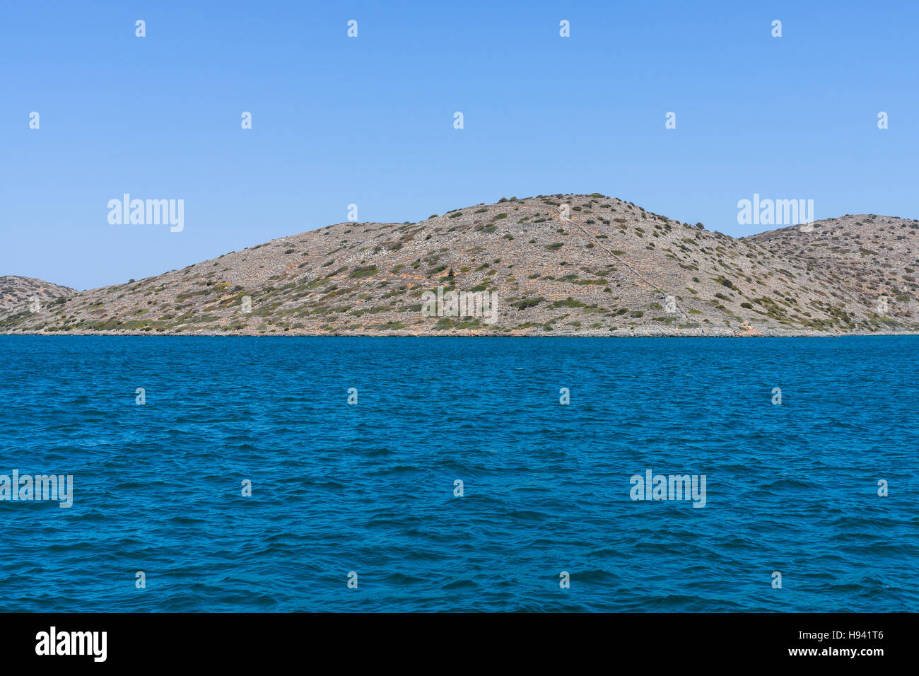 Seascape. Mediterranean Sea. Crete. Greece Stock Photo - Alamy