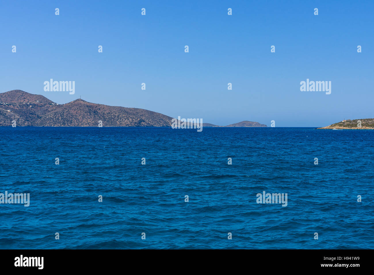 Seascape. Mediterranean Sea. Crete. Greece Stock Photo - Alamy