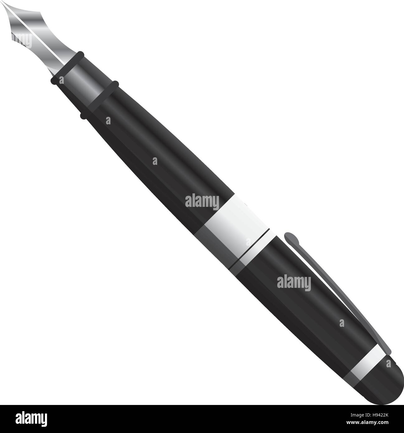 White gel pen Stock Vector Images - Alamy