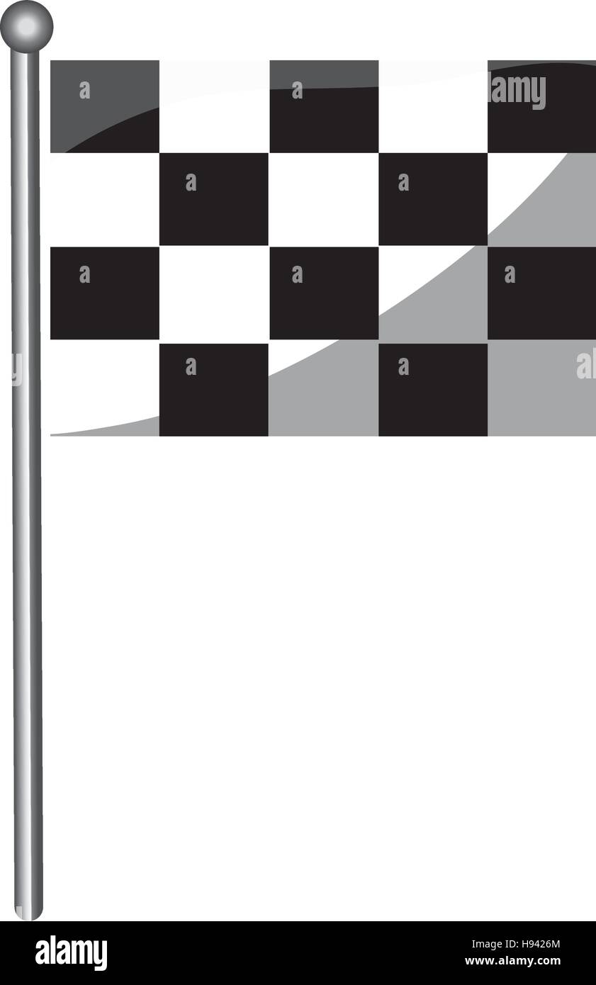 isolated race flag Stock Vector Image & Art - Alamy