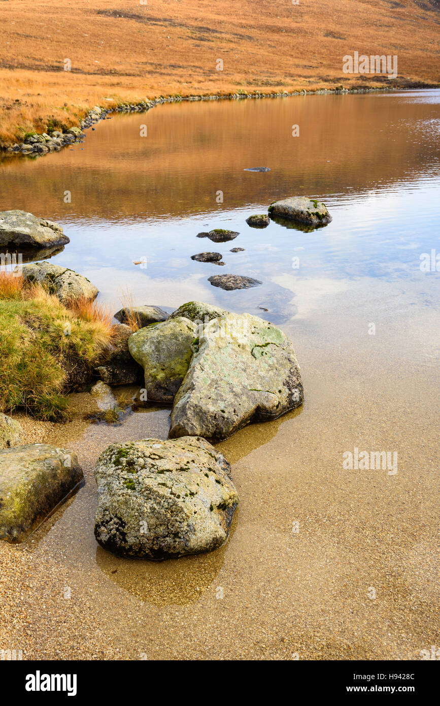 Coire-Fhionn Lochan, Isle of Arran, North Ayrshire, Scotland Stock ...