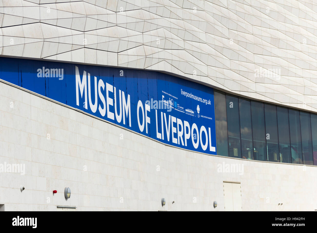 Museum of Liverpool building exterior. The museum, sited on Liverpool's ...