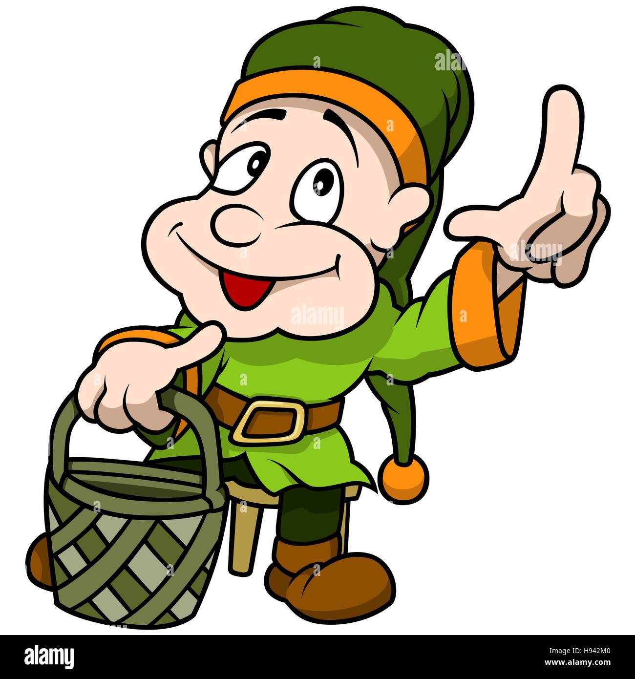 Cartoon basket hi-res stock photography and images - Alamy