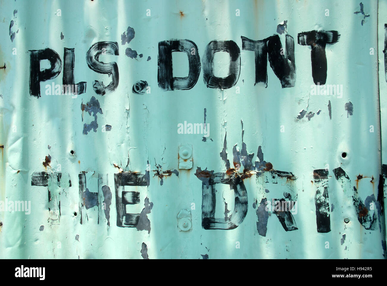 Painted Sign, Ilo Ilo, Philippines Stock Photo - Alamy