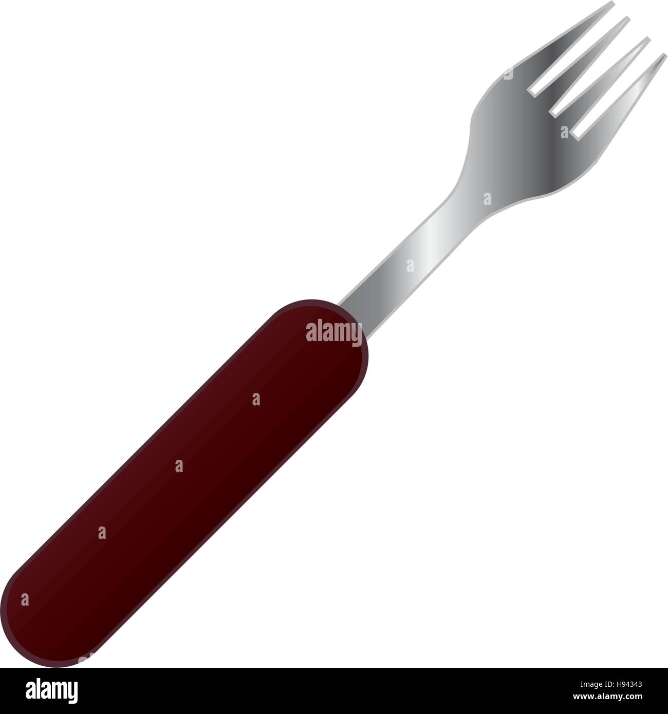 kitchen fork utensil Stock Vector Image & Art - Alamy