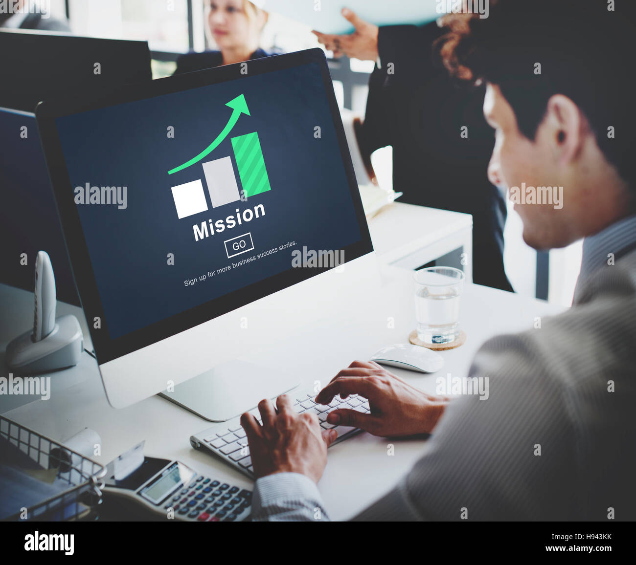 Mission Objective Goals Target Vision Strategy Concept Stock Photo - Alamy