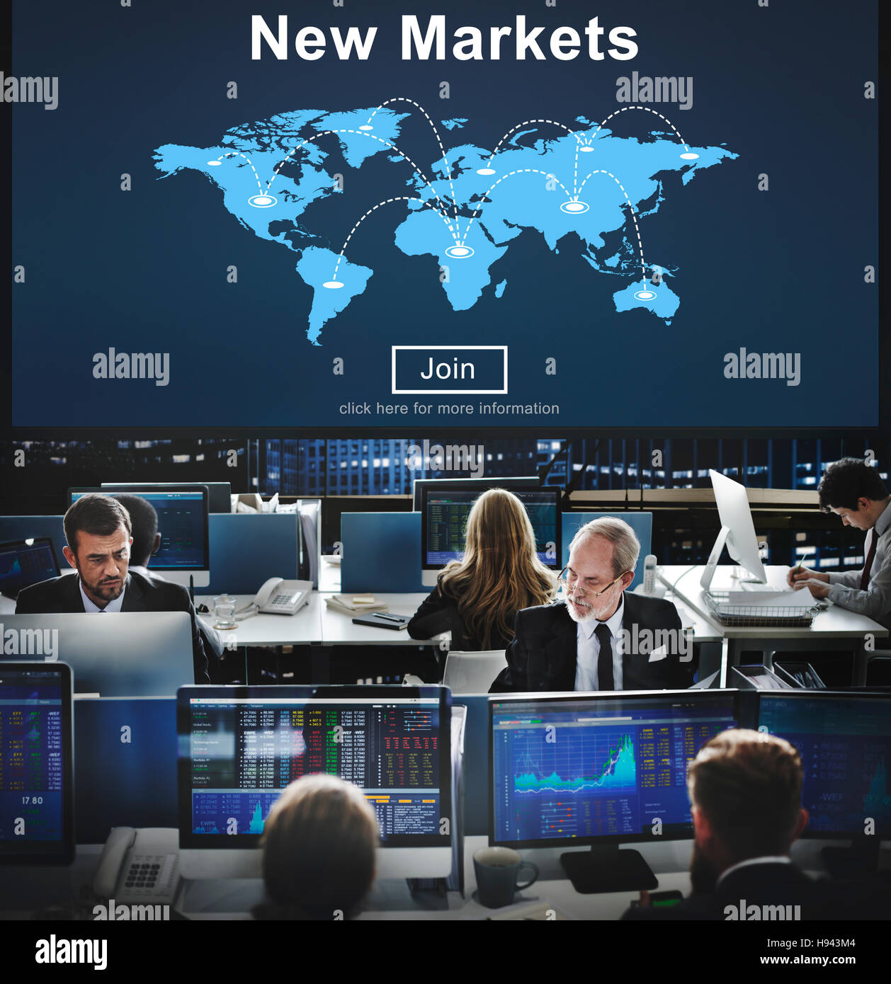 Global markets map hi-res stock photography and images - Alamy