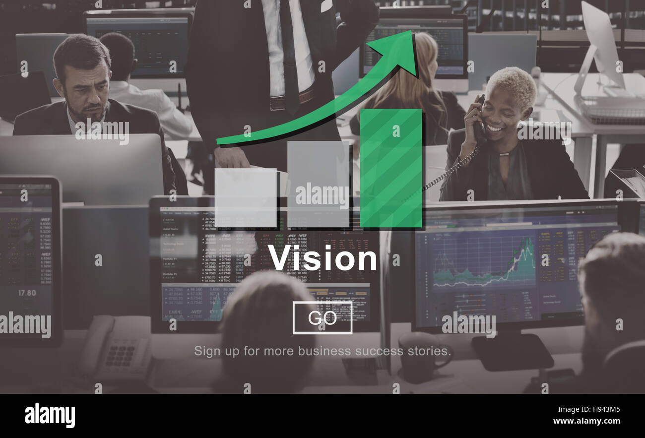 Vision Direction Aspiration Future Inspiration Concept Stock Photo - Alamy