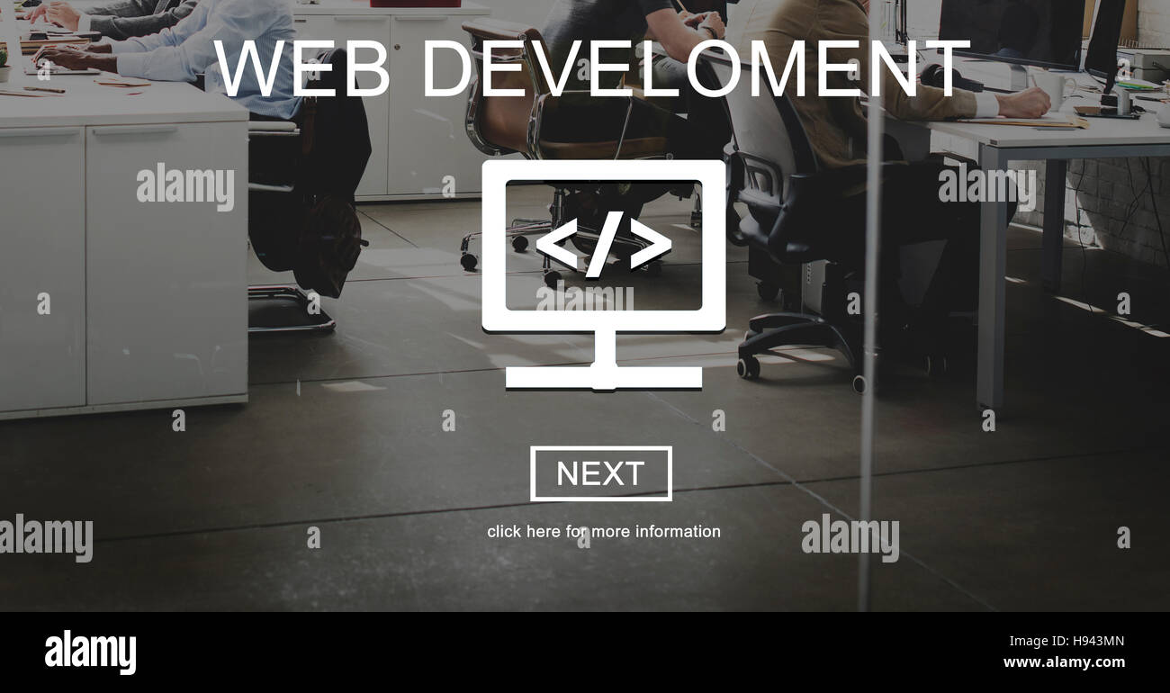 Web Hosting Development Connection Networking Concept Stock Photo - Alamy