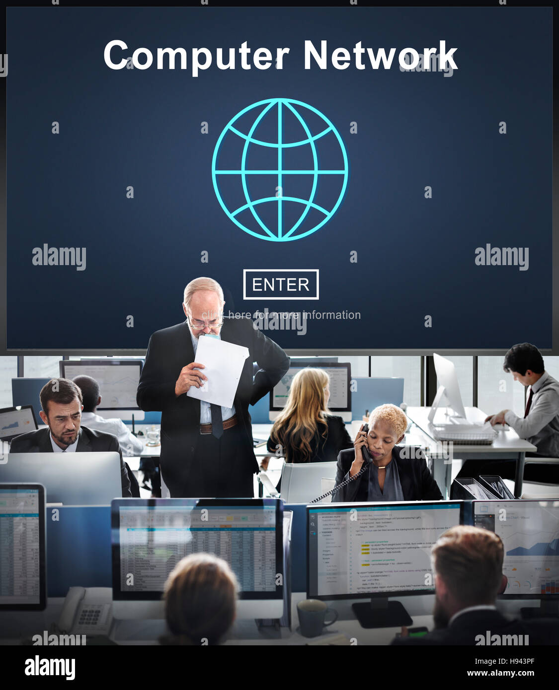 Computer Network Connection Internet Online Technology Concept Stock ...