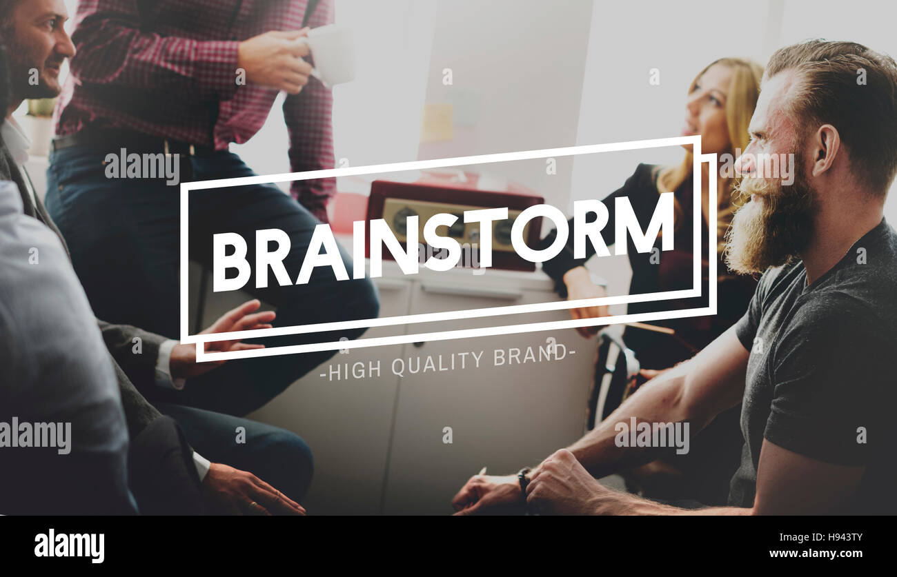 Brainstorming Brainstorm Planning Analysis Concept Stock Photo - Alamy