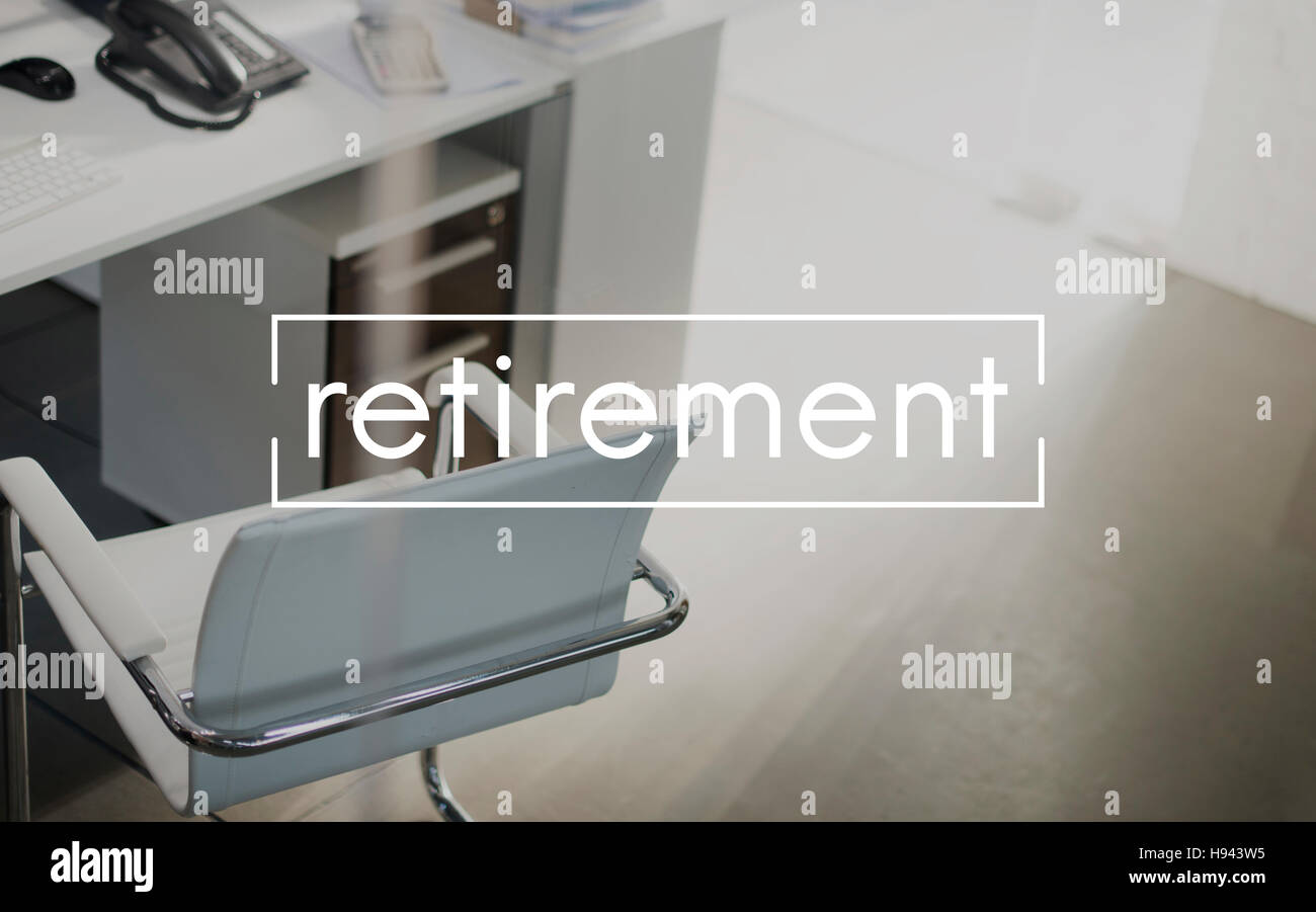 Retirement Pension Retire Planning Savings Wealth Concept Stock Photo ...