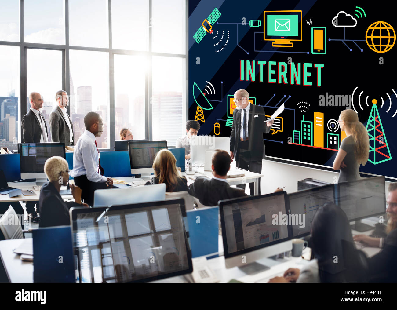 Internet Connection Online Technology Network Concept Stock Photo - Alamy