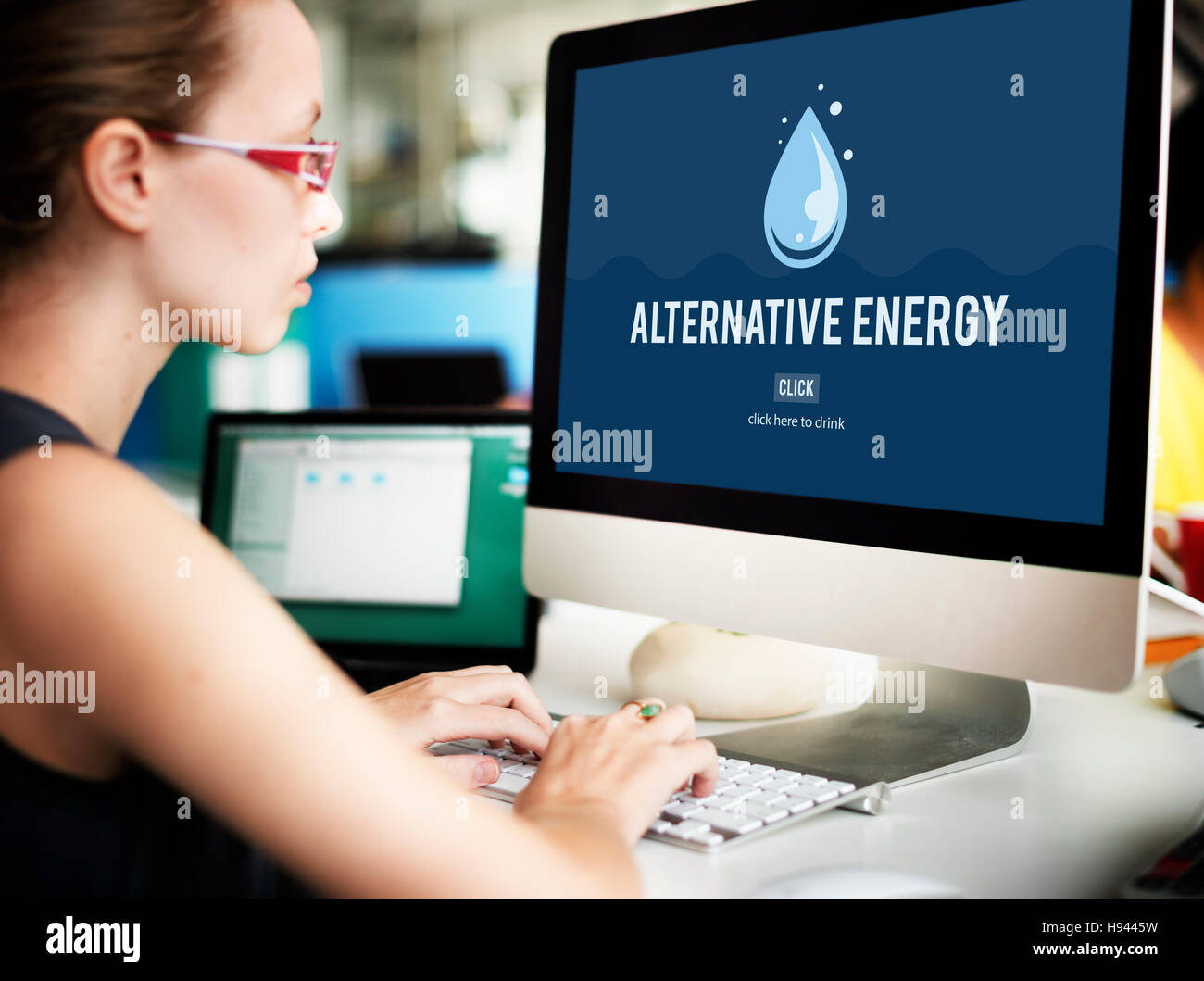 Clean Water Alternative Energy H2o Concept Stock Photo - Alamy