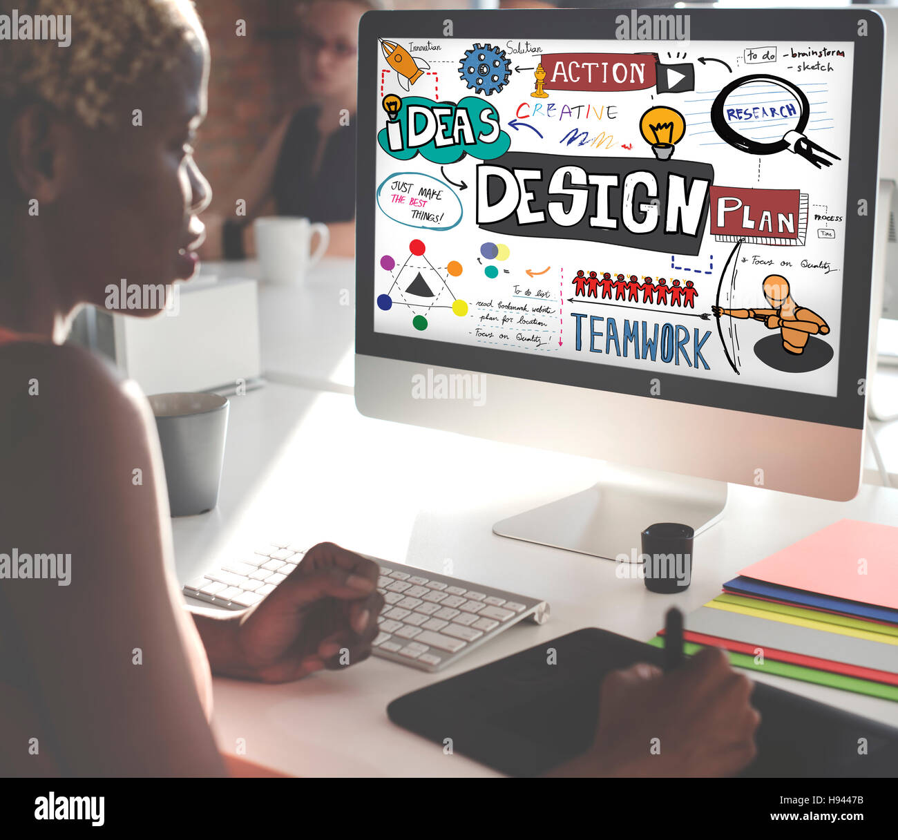 Design Creative Inspiration Ideas Concept Stock Photo - Alamy