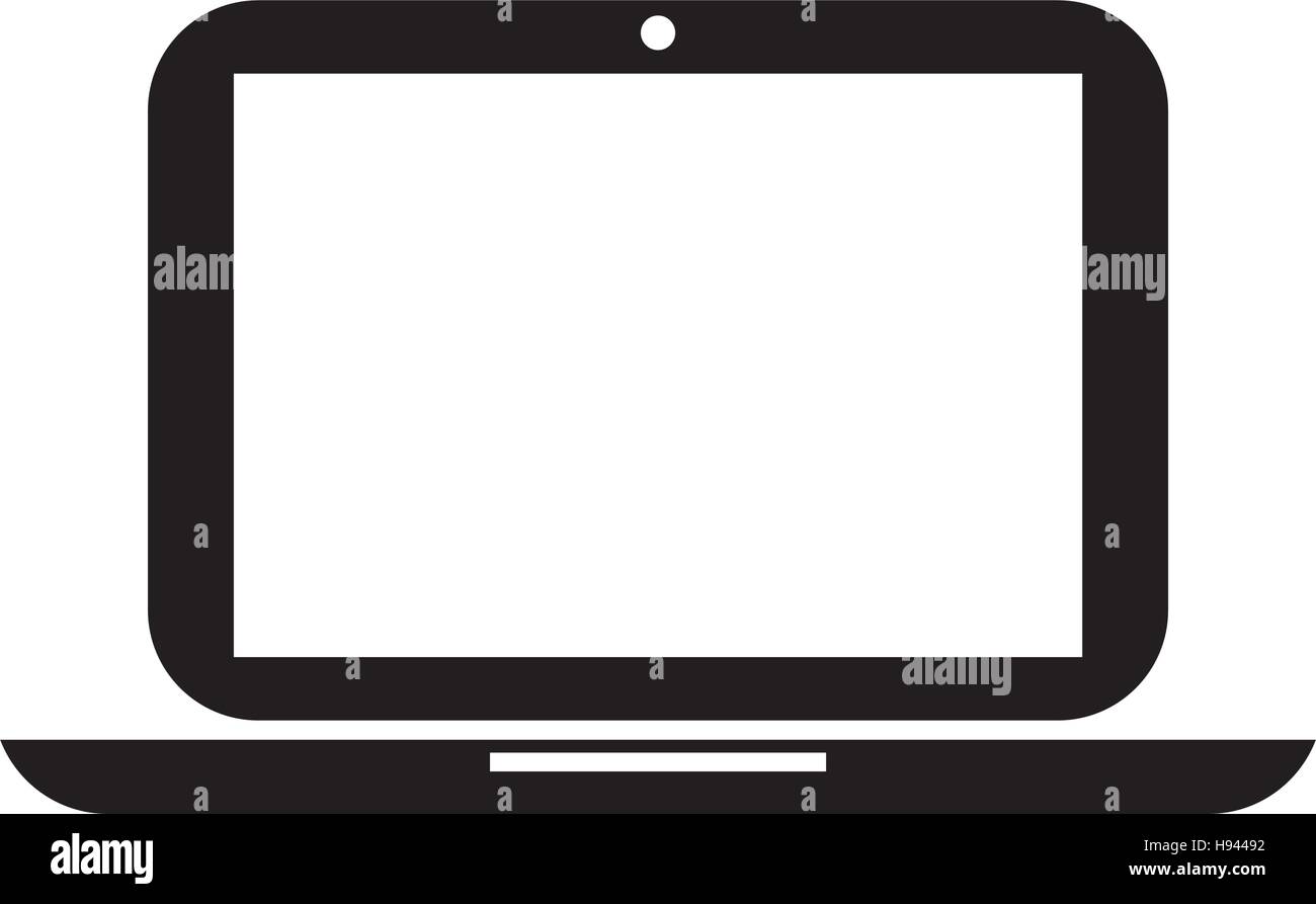 Laptop computer technology isolated icon Stock Vector Image & Art - Alamy