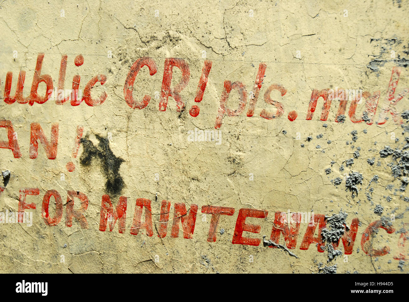 Painted Sign, Ilo Ilo, Philippines Stock Photo - Alamy