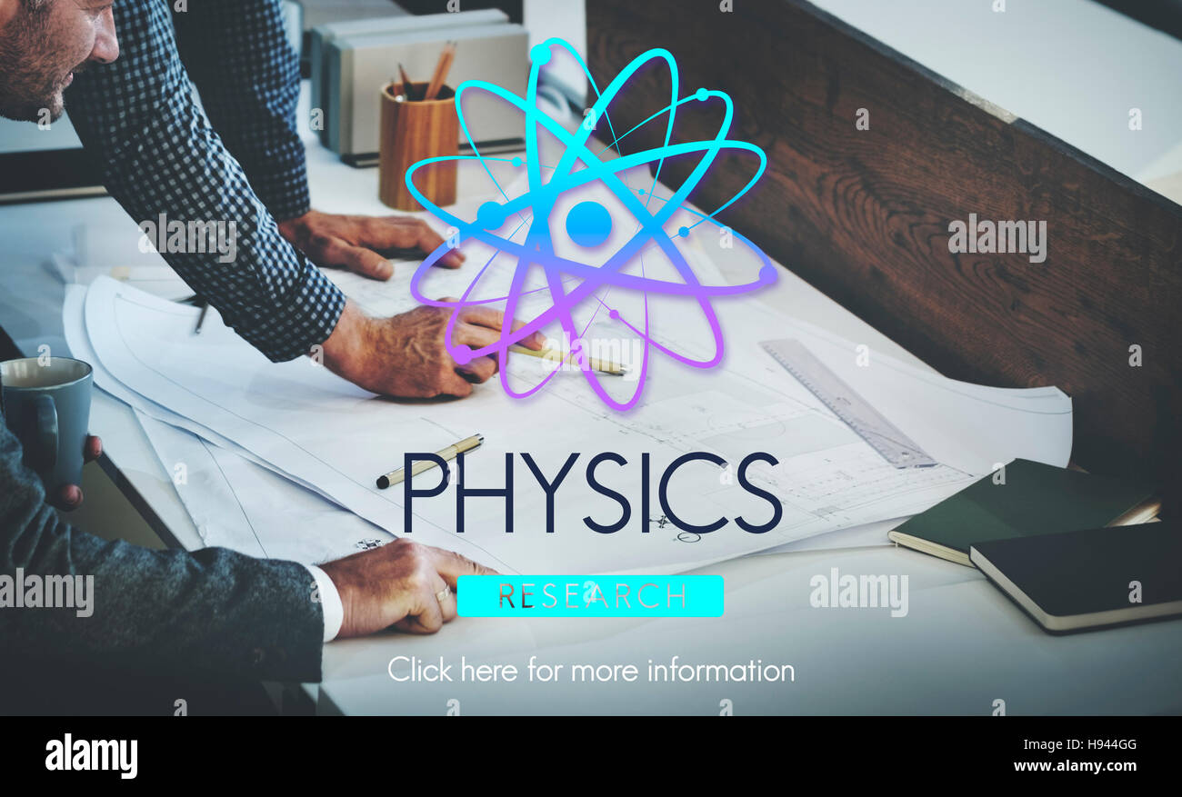 Physics Study Science Atom Energy Concept Stock Photo - Alamy