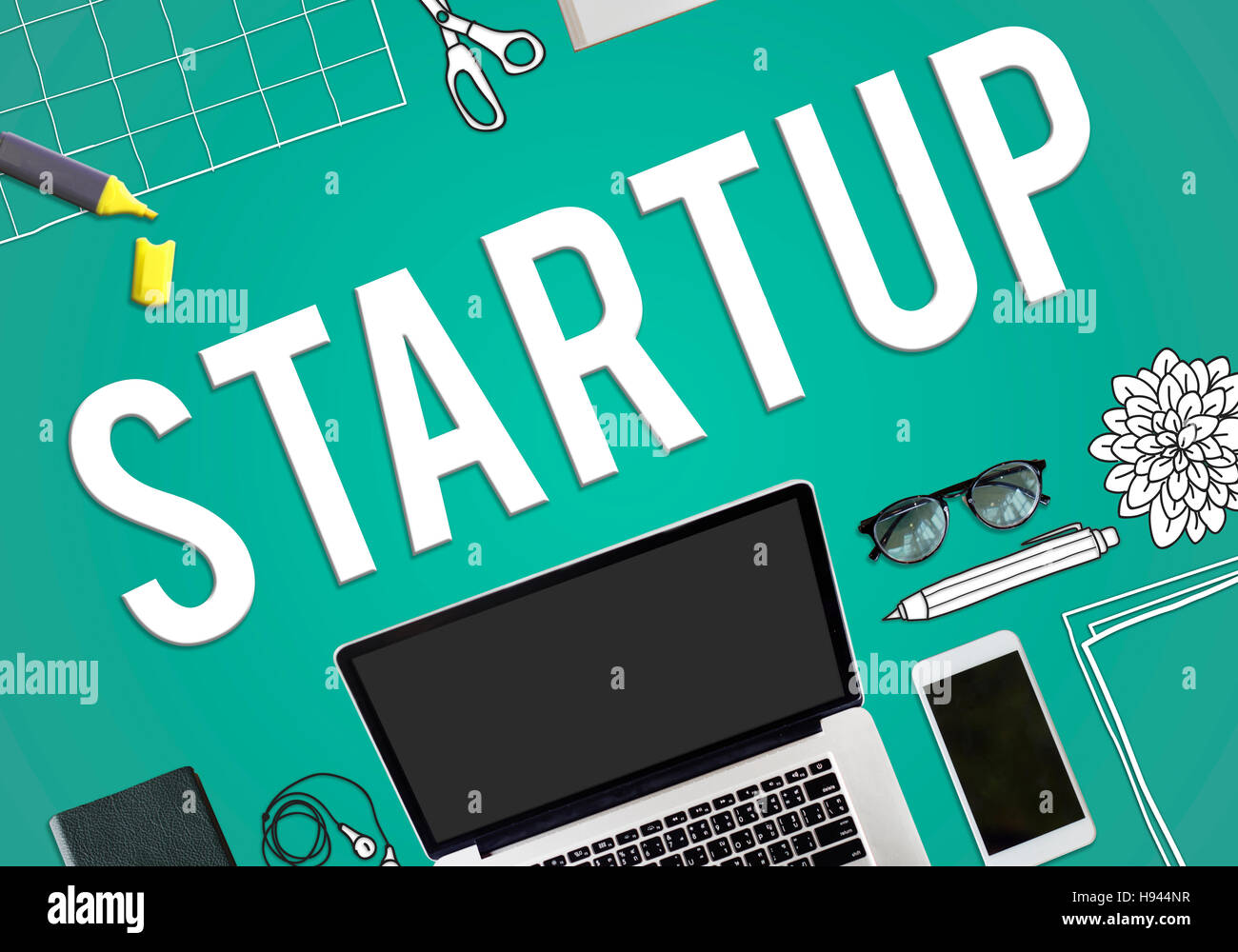 Start up New Business Vision Mission Concept Stock Photo - Alamy