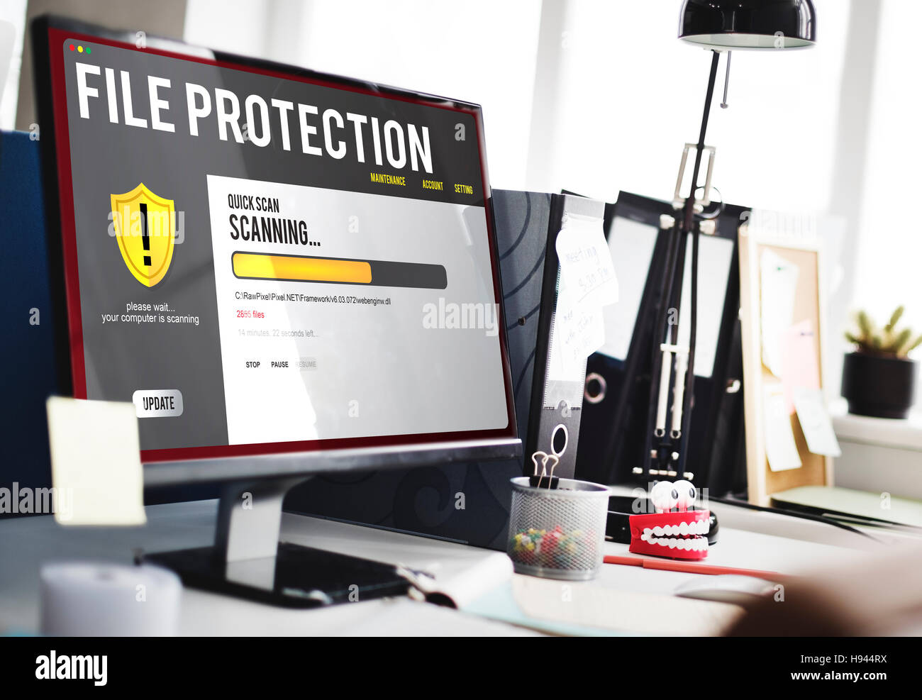 Data File Protection Firewall Malware Removal Concept Stock Photo - Alamy