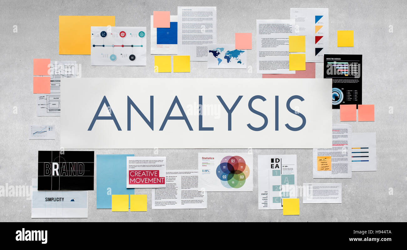 Analysis Analytics Analyze Research Information Report Concept Stock ...