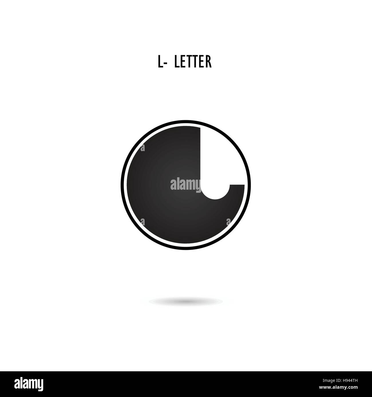 Creative L-letter icon abstract logo design.L-alphabet symbol.Corporate ...