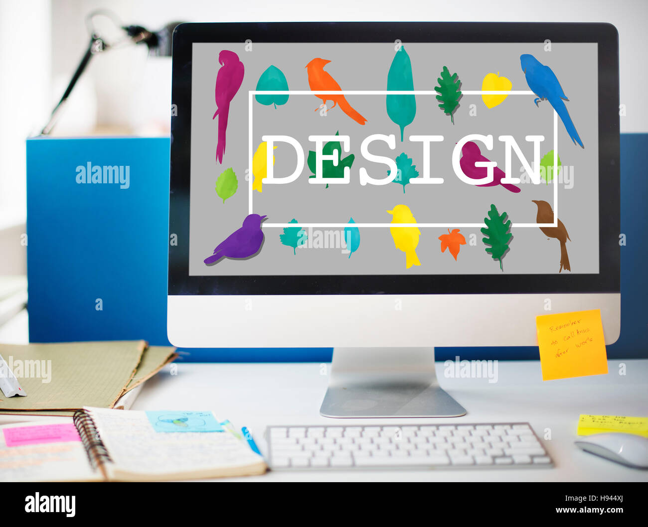 Design Idea Create Creative Blueprint Concept Stock Photo - Alamy