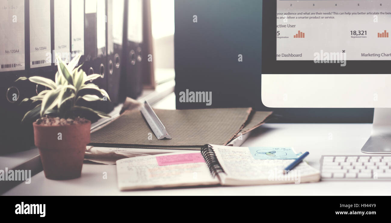 Graph Growth Success Strategy Marketing Computer Concept Stock Photo ...