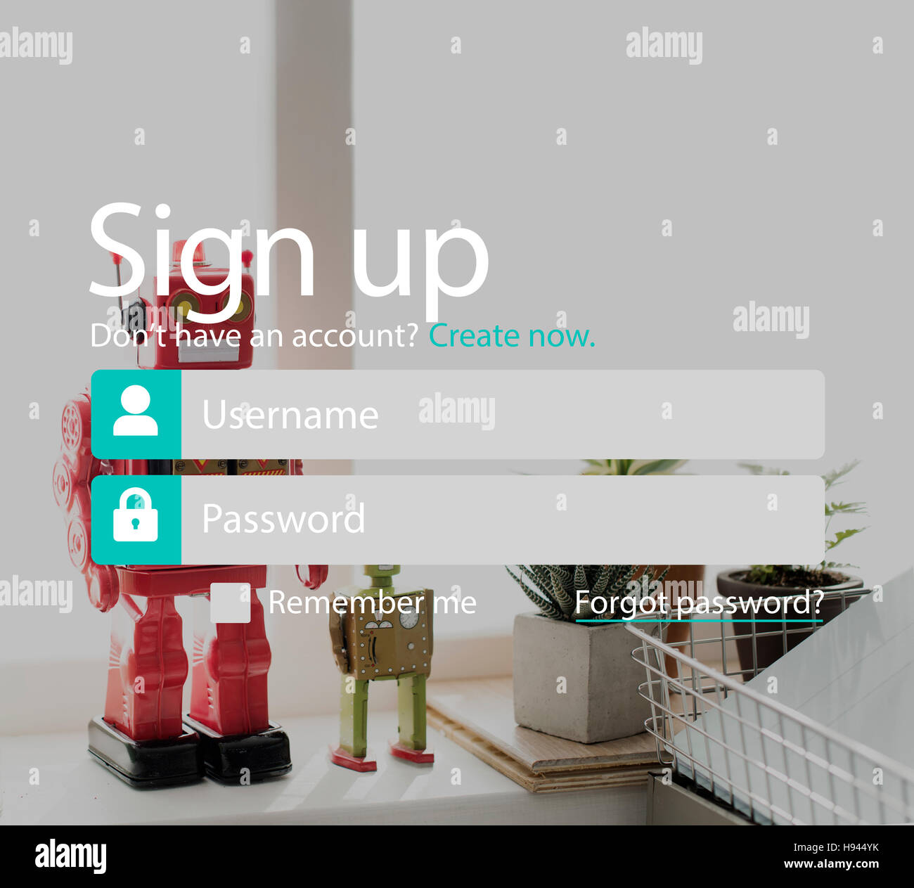 Robot Room Space Symbol Icon Concept Stock Photo - Alamy