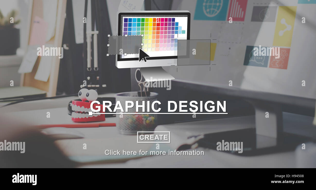 Graphic Design Illustration Art Work Concept Stock Photo - Alamy