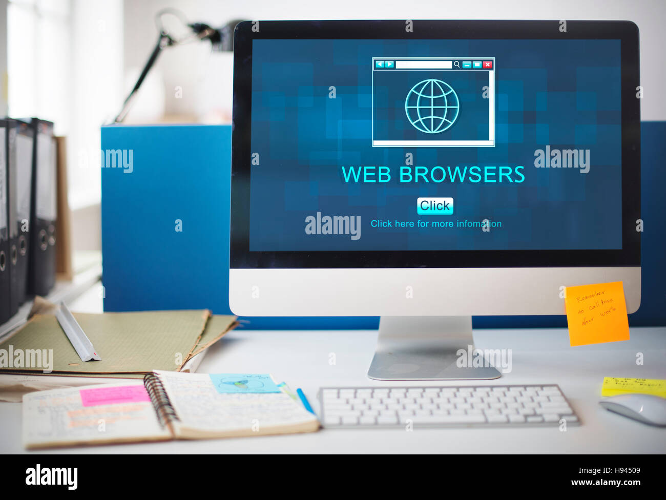 Web Browsers Global Page Site Interface Concept Stock Photo - Alamy