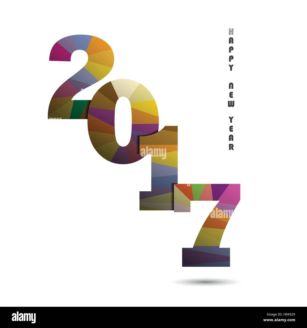 2017 colorful Stock Vector Images - Alamy