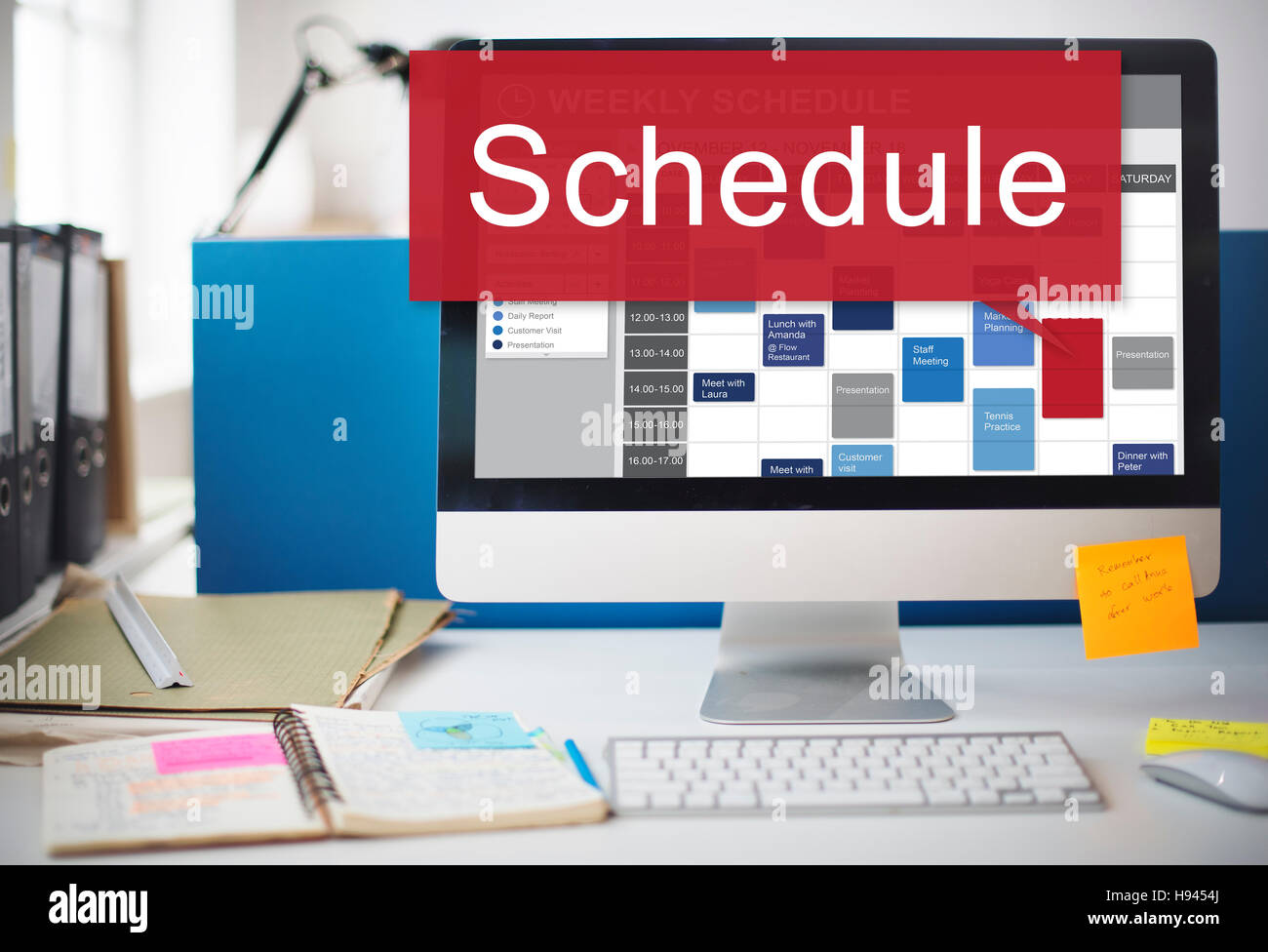 Schedule Organization Planning List To Do Concept Stock Photo - Alamy