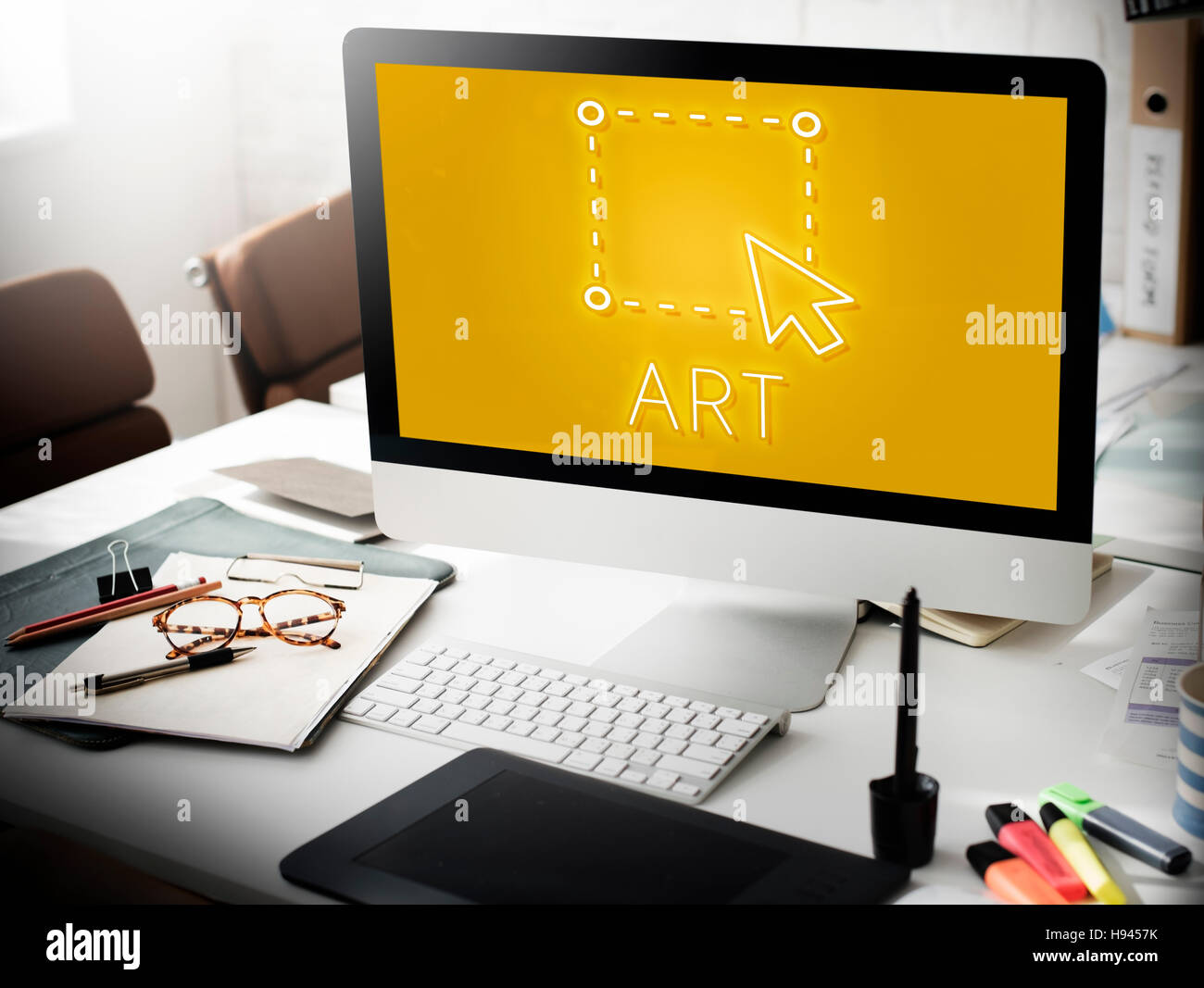 Art Create Draft Imagine Layout Outline Graphic Concept Stock Photo - Alamy