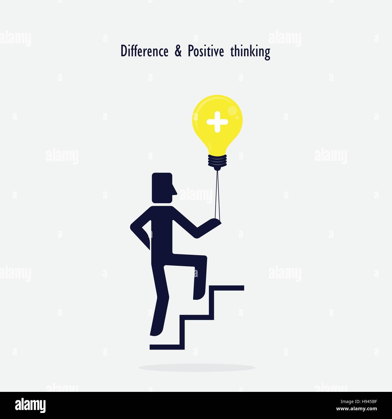 Positive stairs Stock Vector Images - Alamy