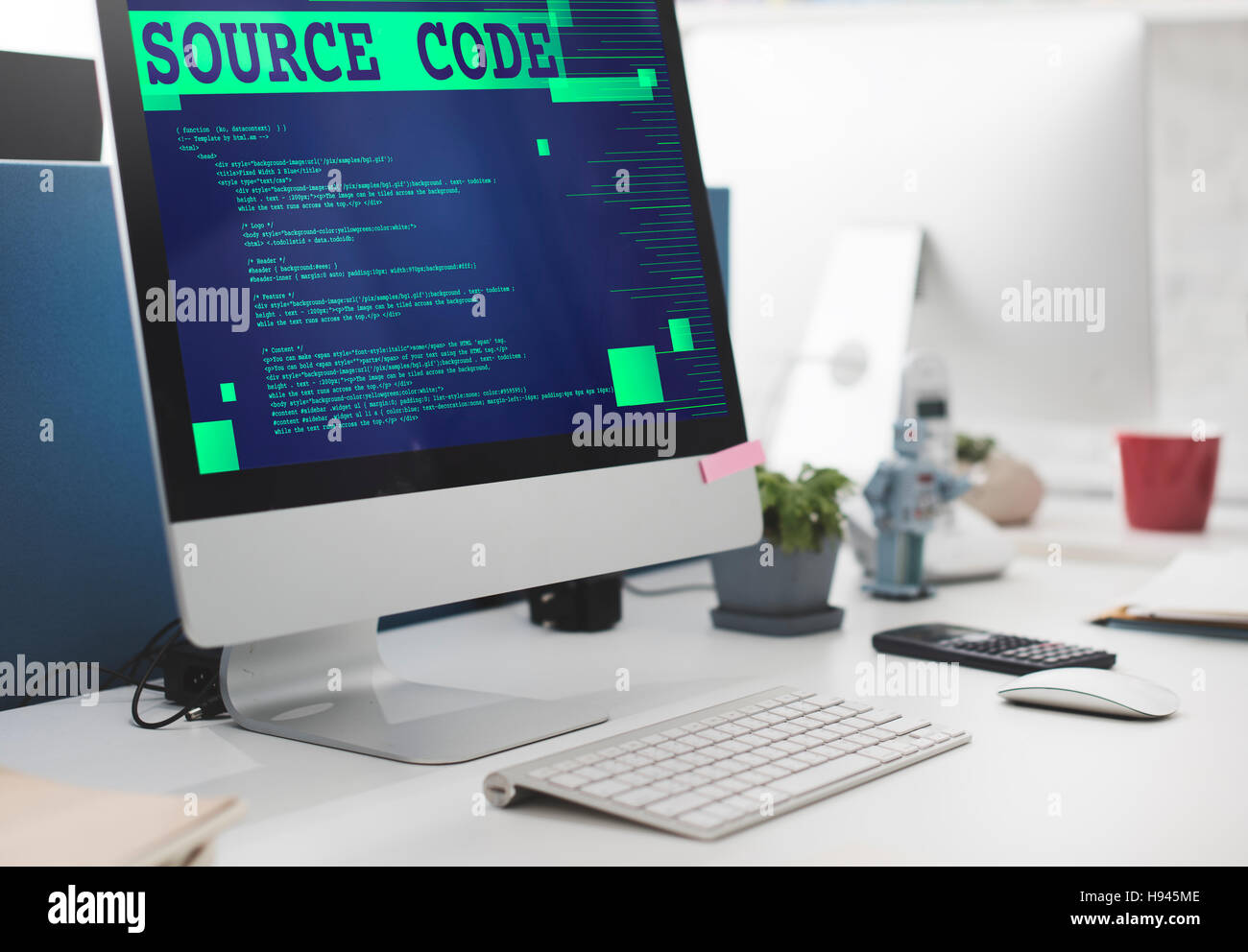 Source Code Analysis Binary Computer Internet Concept Stock Photo - Alamy