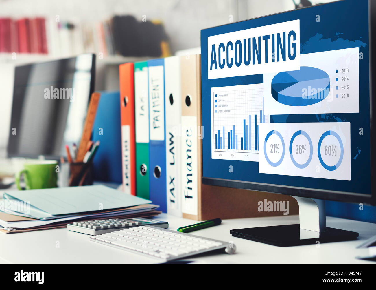Acounting Auditing Balance Bookkeeping Capital Concept Stock Photo - Alamy