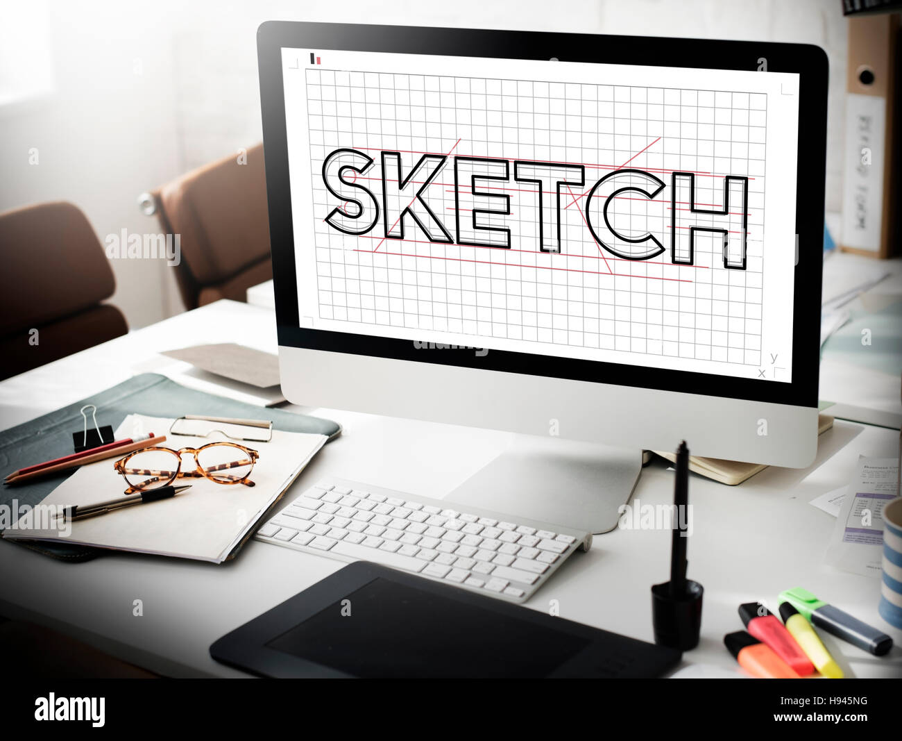 Graphic design tools designer hi-res stock photography and images - Alamy