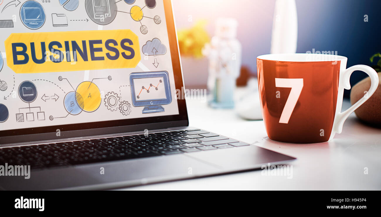 Business Management Company System Graphics Concept Stock Photo - Alamy