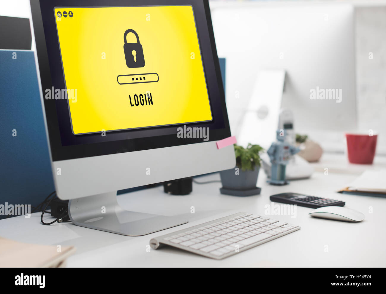 Lock Icon Password Protected Graphic Concept Stock Photo - Alamy