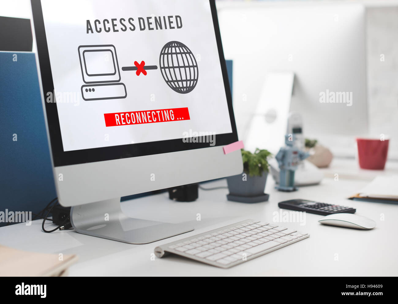 Access Denied Password Protection Safety System Concept Stock Photo - Alamy