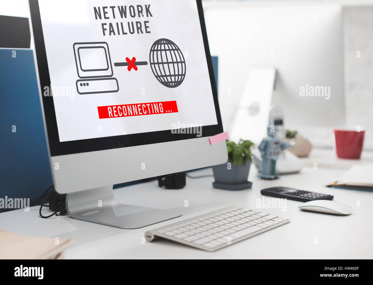 Network Failed Fiasco Stop Loss Inability System Concept Stock Photo ...