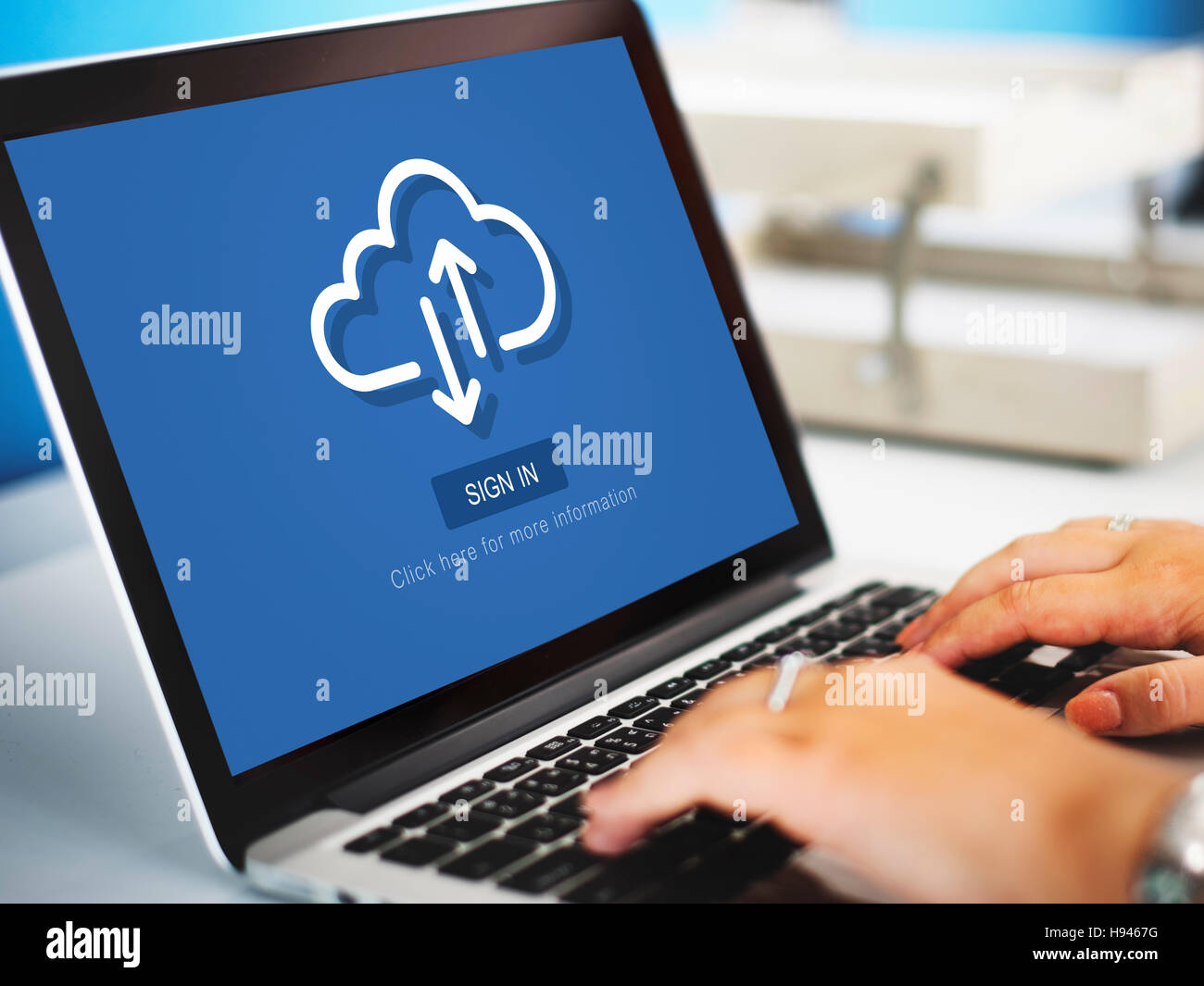 Cloud Storage Communication Online Technology Concept Stock Photo - Alamy