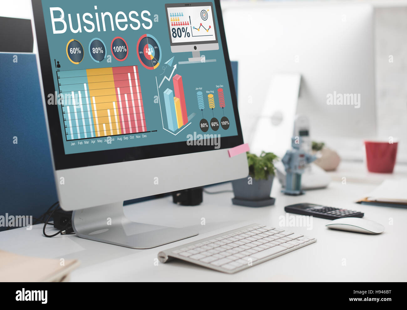 Analytics Business Statistics Data Strategy Concept Stock Photo - Alamy
