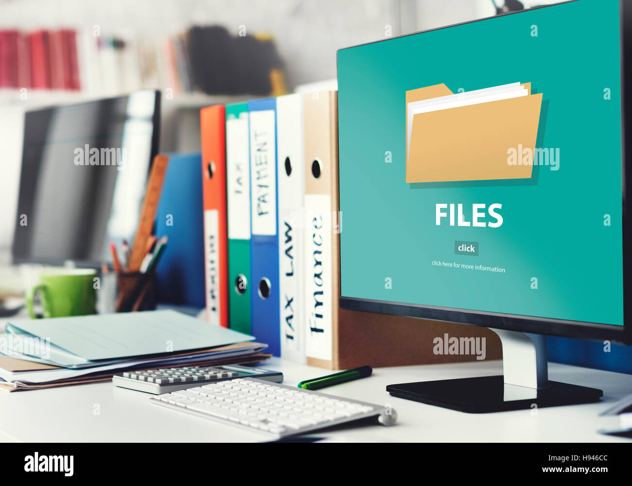 Files Folder Data Document Storage Concept Stock Photo - Alamy