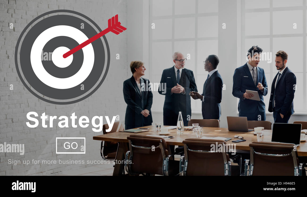 Strategy Analysis Mission Goals Strategic Concept Stock Photo - Alamy