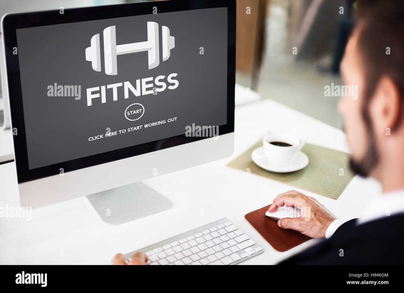 Fitness Health Physical Strength Training Workout Concept Stock Photo ...