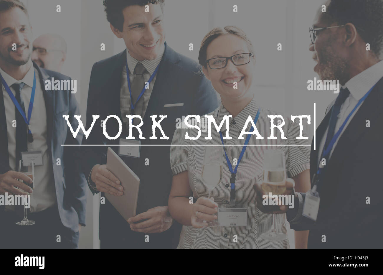 Work Smart Effective Planning Production Working Concept Stock Photo ...