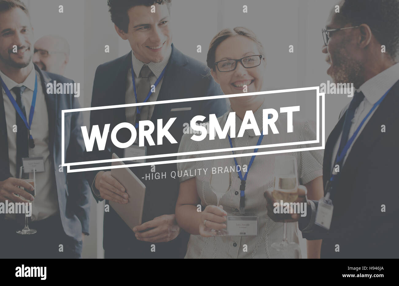 Work Smart Effective Planning Production Working Concept Stock Photo ...